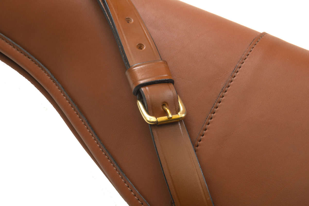 Rigby Fleece-Lined Tan Leather Rifle Slip - John Rigby & Co.